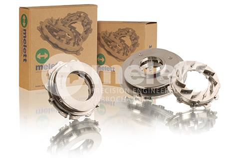 Melett's product range: complete turbochargers, CHRA & other parts.