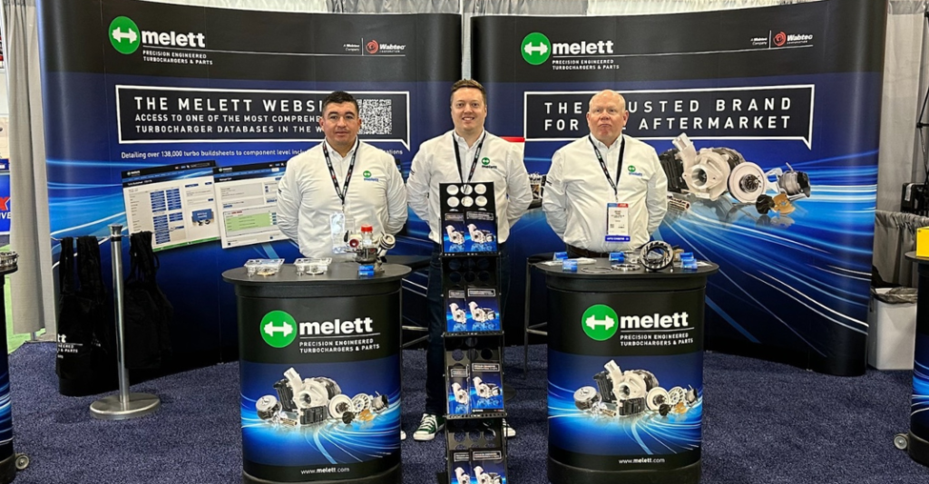 Melett showcases turbo expertise at AAPEX 2023 - Melett Ltd